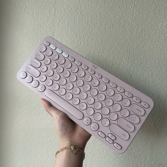 Logitech | Computers, Laptops & Parts | Logitech Pink Wireless Keyboard ...